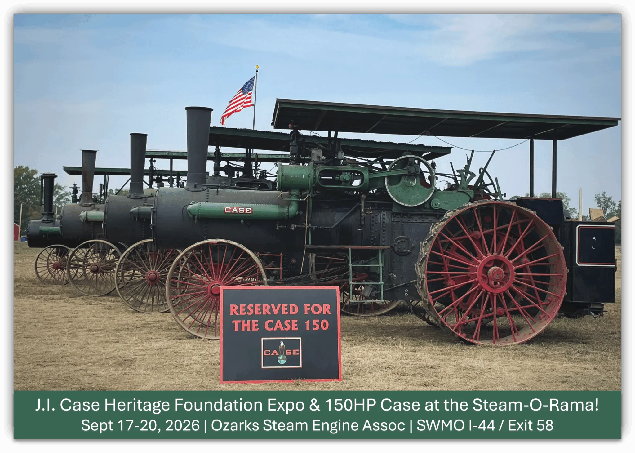 64th Annual Steam-O-Rama | September 17 - 20 2026